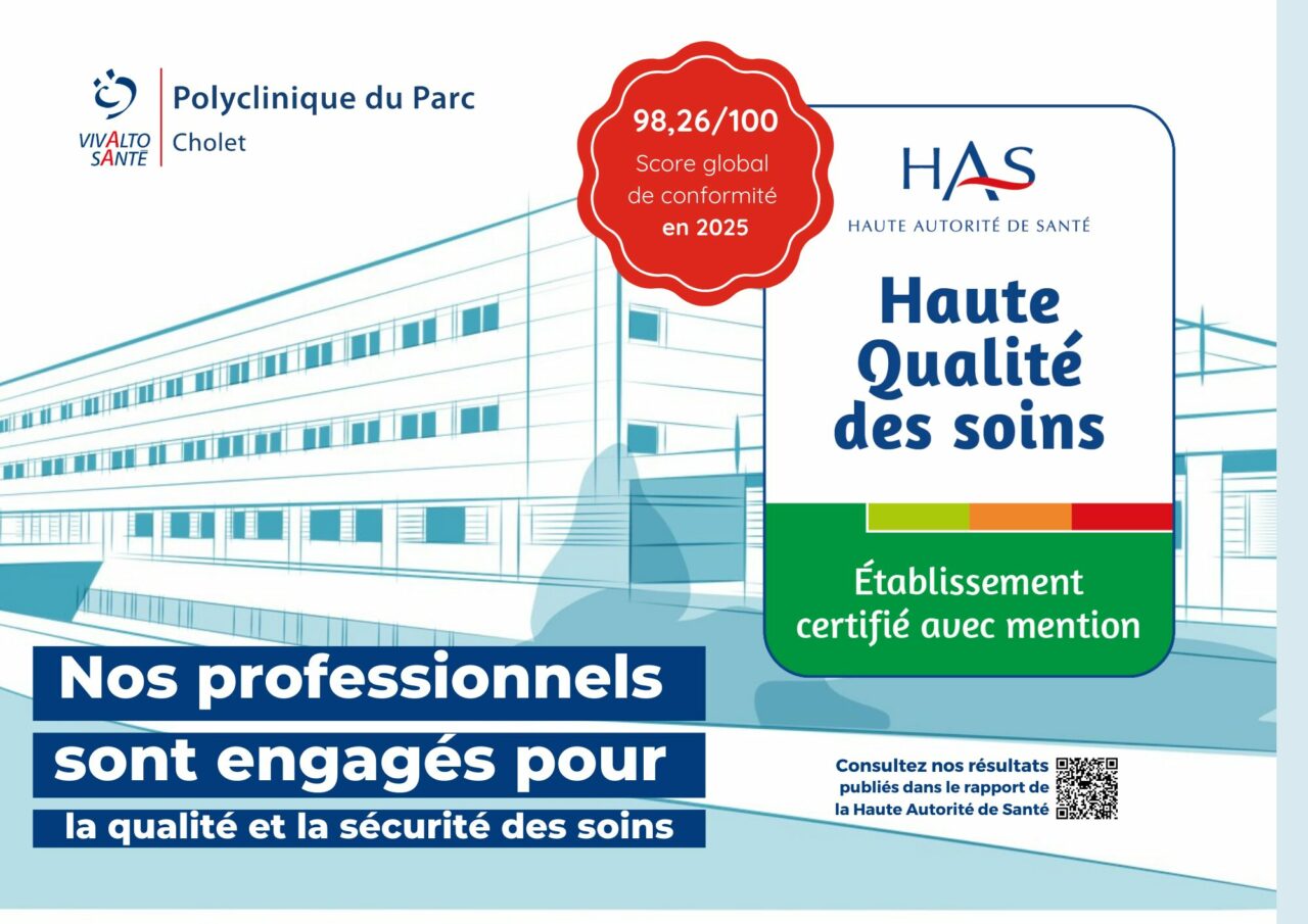 La Polyclinique du Parc obtient la mention « Haute Qualité des Soins » dans le cadre de sa ...